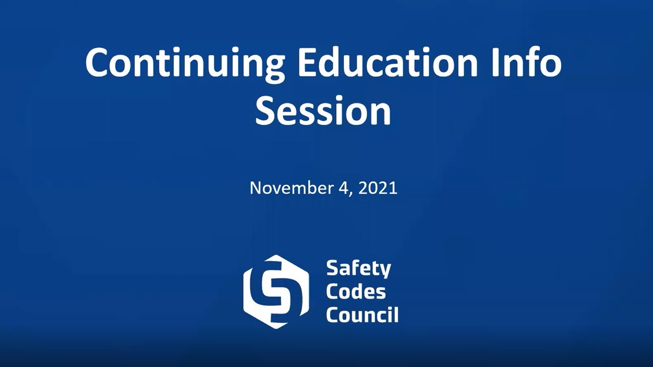 Continuing Education Information Session