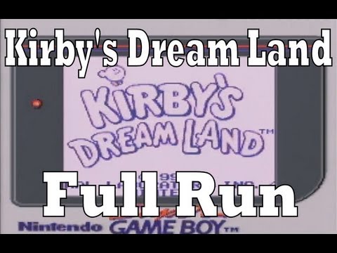 Kirby's Dream Land Full Playthough (Nintendo Gameboy)