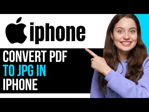 How To CONVERT PDF TO JPG FILE IN IPHONE! | BEST NEW METHOD 2025!