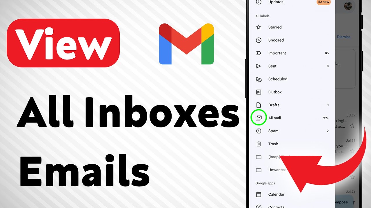 How to View all Inboxes Email on Gmail App (Updated)