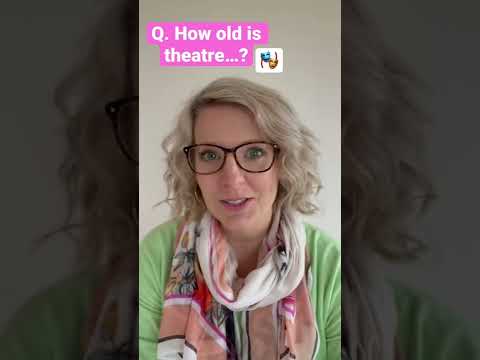 How old is theatre? #didyouknow #theatre #drama #acting #learn #facts #shorts