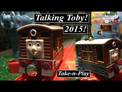 Thomas and Friends Toy Train-Take-n-Play 2015 Talking Toby!