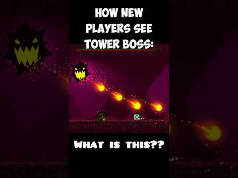 How new players see the Tower Boss #geometrydash