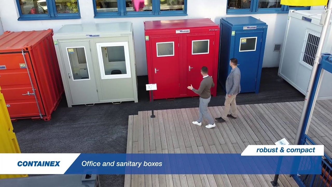 CONTAINEX office and sanitary boxes