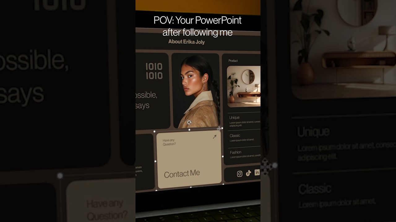 407 The Link To Download All The Templates Is In The Bio ✨️ #powerpoint #presentation #tutorial #ppt