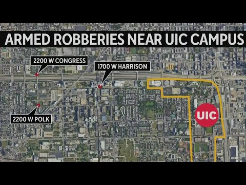 UIC issues safety warning after three armed robberies near campus