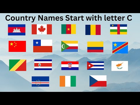 C Letter Country Names | Country names that start with the letter C