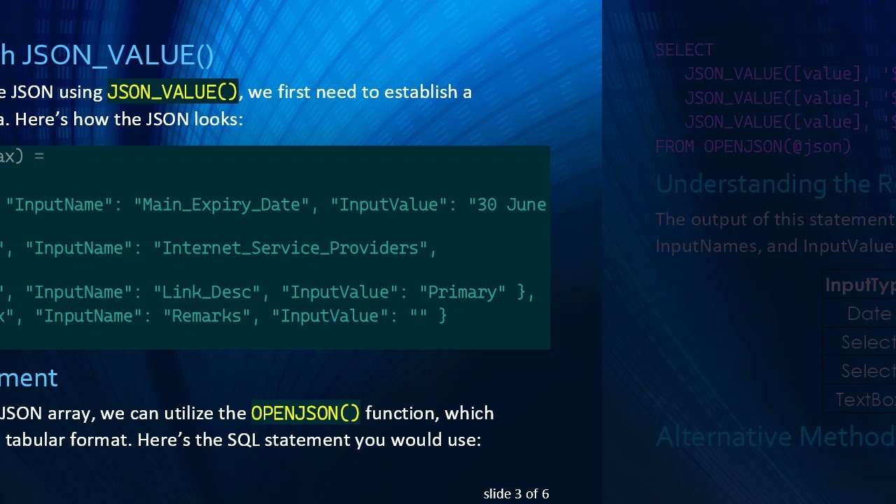 How to Efficiently Query JSON Using JSON_VALUE in SQL Server