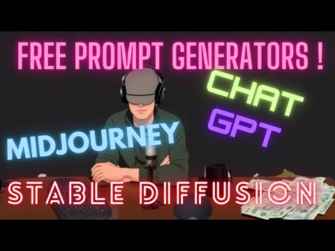 These Prompt Generators Must Have If You're Using ChatGPT, Midjourney Or StableDiffusion. ALL FREE!
