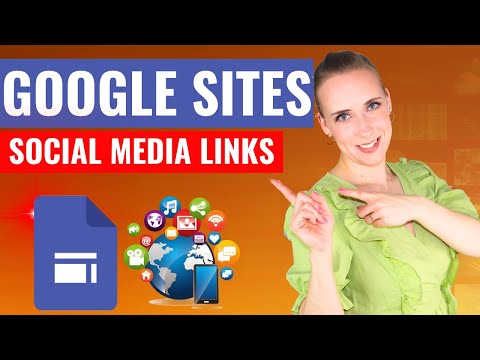 How To Add Social Media Links in Google Sites | Google Sites Tips