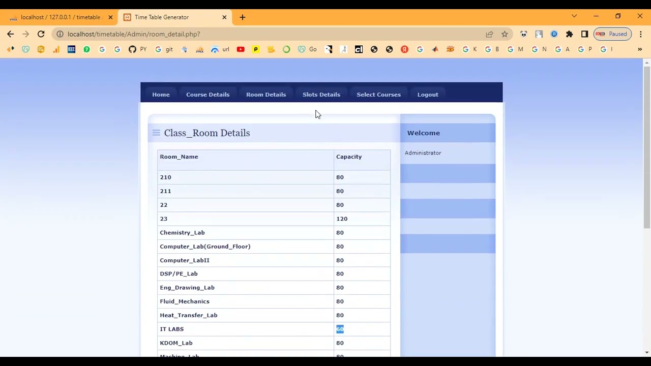 Random Work Schedule Timetable Generator In Php Okok Projects Final