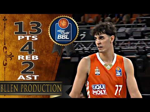Ben Saraf - 13 Pts, 4 Reb, 2 Ast, 1 Stl Highlights|ratiopharm Ulm vs Wurzburg Baskets|2025.06.07