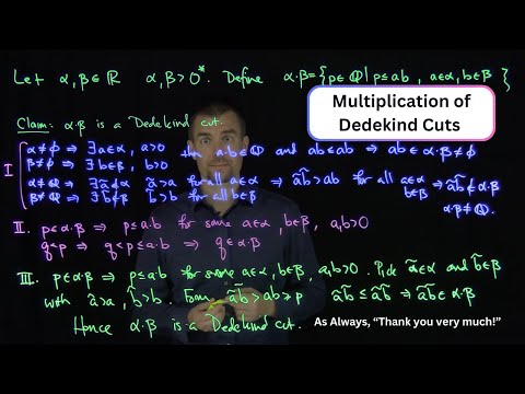 Multiplication of two Dedekind Cuts