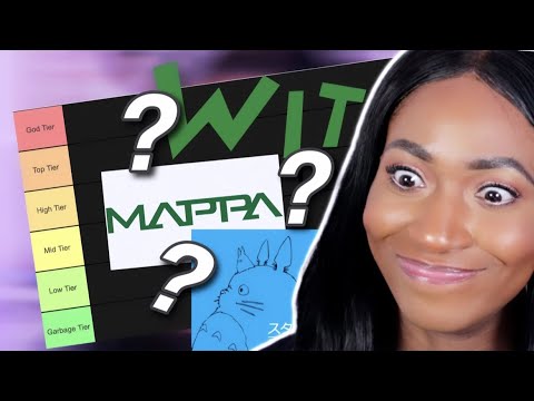 Ranking Anime Studios | Is MAPPA really the BEST? - Tier List