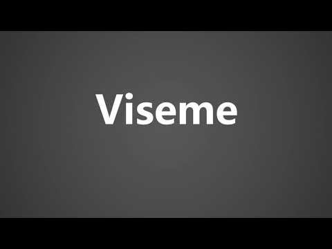 How To Pronounce Viseme