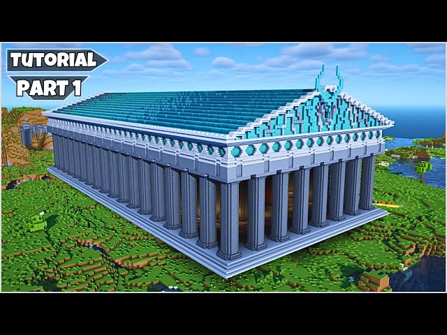 Greek Temple PARTHENON | Ultimate Base (Tutorial in Description) Minecraft Map