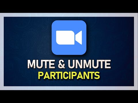 How To Mute & Unmute Participants - Zoom Guide
