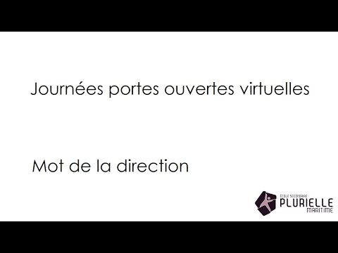 Le mot de la direction – École Secondaire Plurielle Maritime