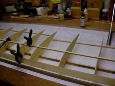 Glue the leading and trailing edge