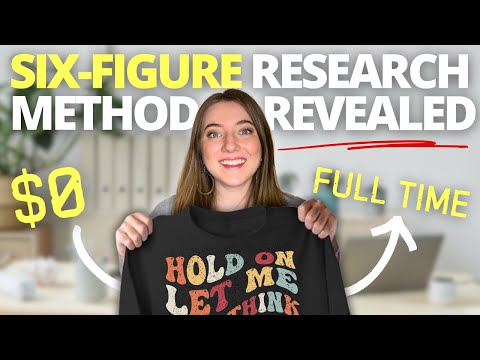 How to Find BESTSELLING T-Shirt Niches EVERY TIME: Merch Informer Tutorial for Print on Demand