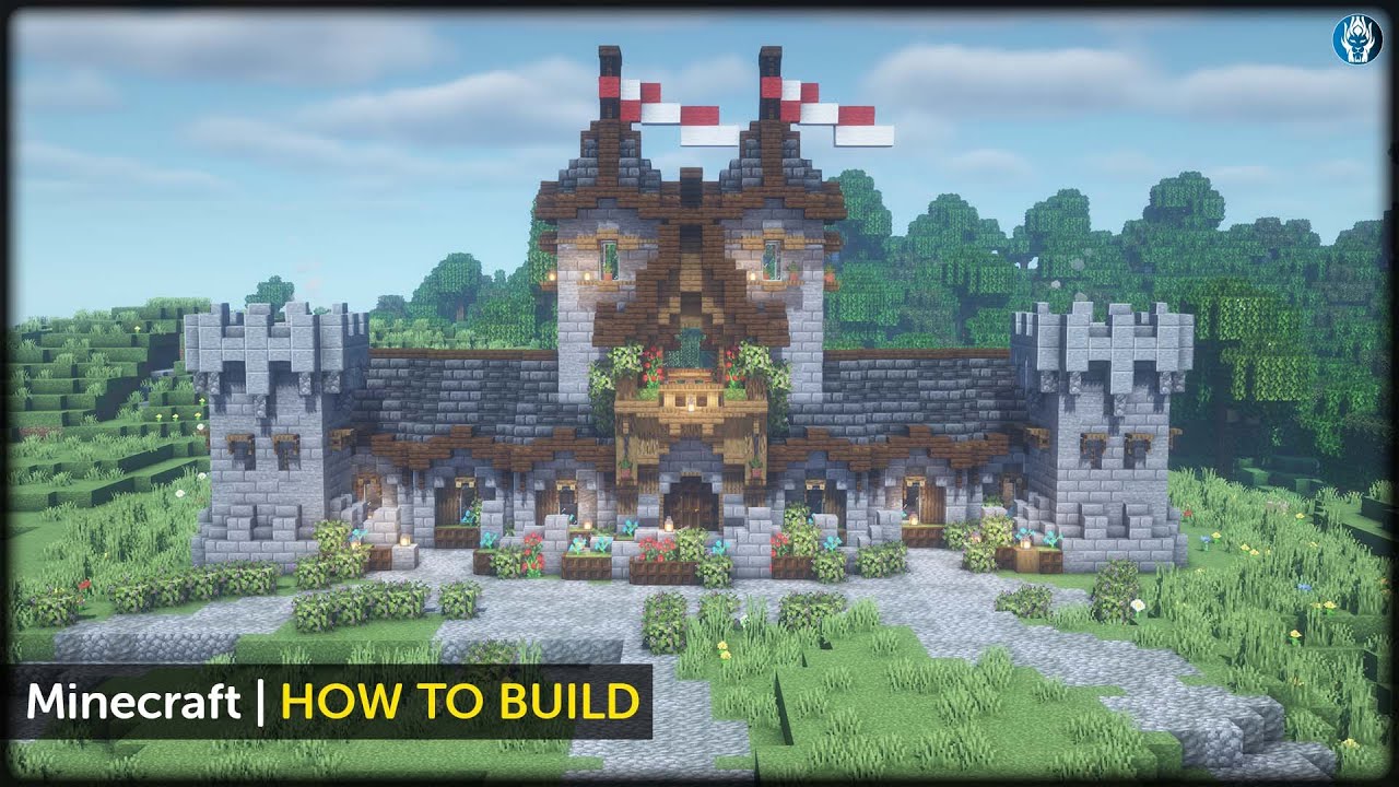 Minecraft How to Build a Medieval Residence (Tutorial) - Minecraft Builders