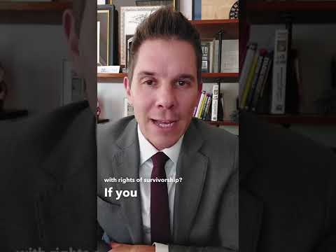 Joint tenants vs tenants in common