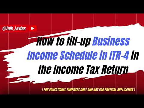 Steps to Fill up Business Income in ITR 4 #incometax #incometaxreturn #taxes #itr4 #tds