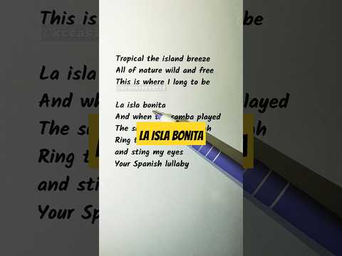 Learn English Through Song : La Isla Bonita with Madonna #shorts