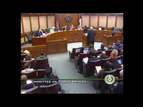 William Martin Testifies before the Texas House Committee on Public Health