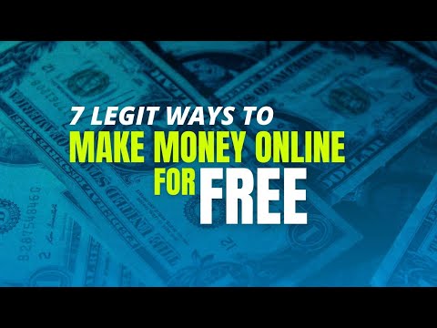 7 Ways to Make Money Online from Home for Free (Make MONEY With ZERO Money In 2021)