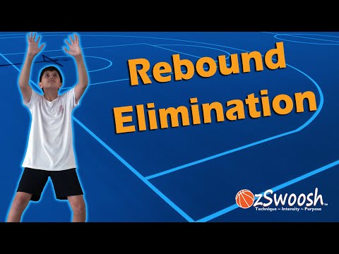 Best Basketball Drill for Kids - Rebound Elimination Game