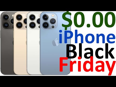 $0.00 iPhone 13 Black Friday Deals at T-Mobile Verizon AT&T