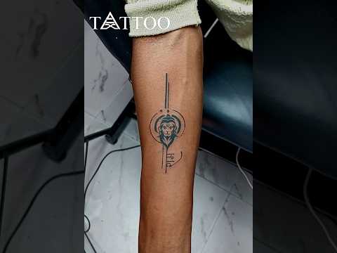 🙏god hanuman ji with shree ram tattoo...ALEX TATTOO STUDIO .(M) 8488885523.VADODARA, GUJARAT. 🙏