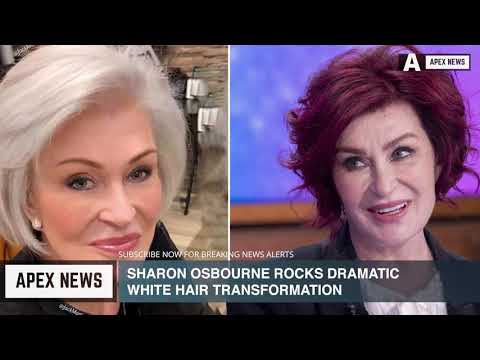 Sharon Osbourne rocks dramatic white hair transformation