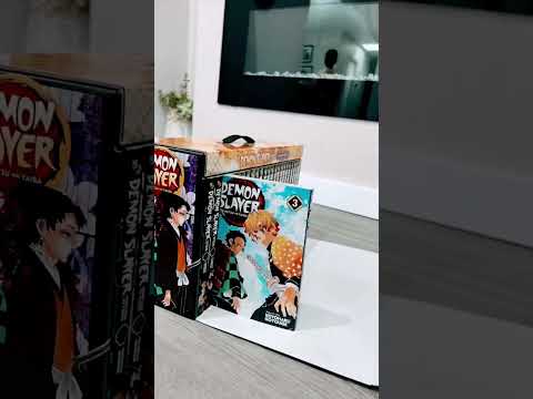 Demon Slayer Manga!!! ~it’s beautiful~ 👺🐗🗡🗡😍🥰 #shorts #demonslayer #anime #manga #books