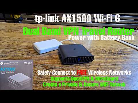 tp-link AX1500 WiFi 6 VPN Travel Router