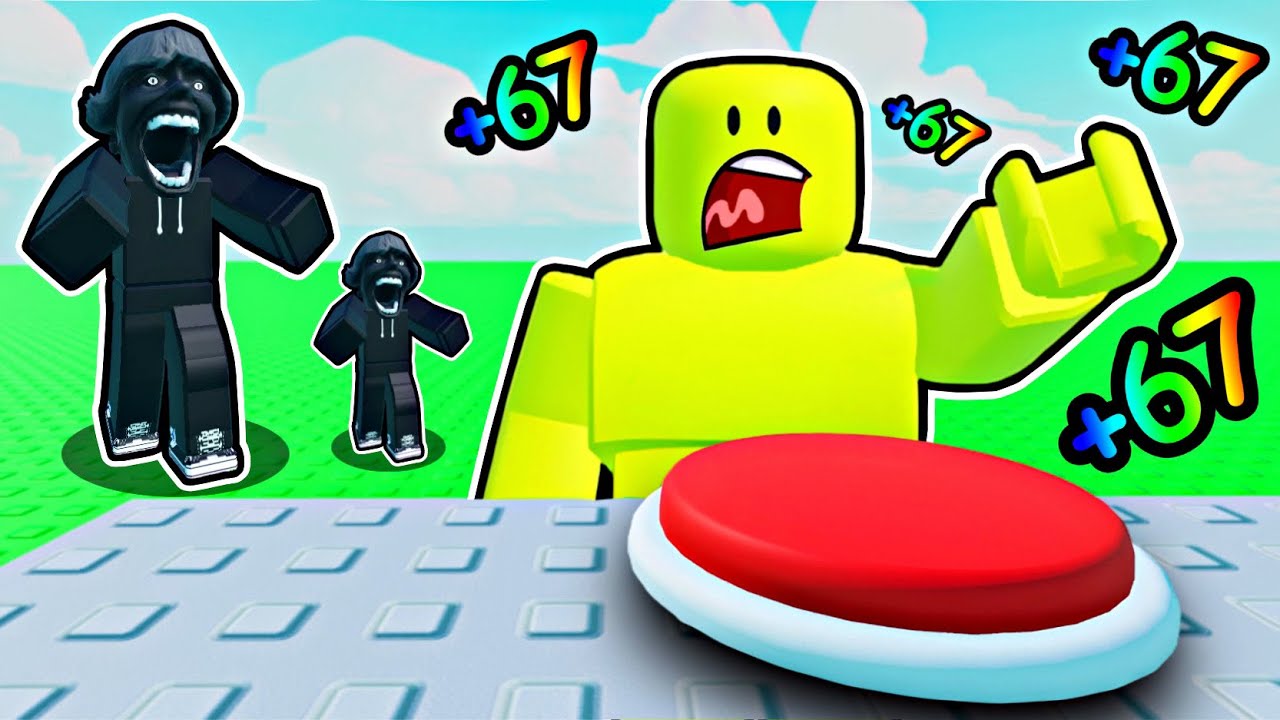 NEVER click this button 67 times in Roblox...