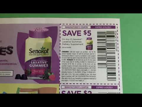 Senokot Gummies - Save $5, Senokot Laxative Tablets - Coupons To Save $2