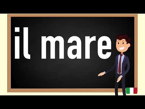 How to pronounce il mare in Italian