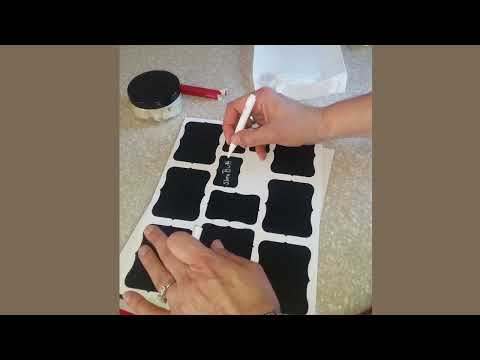 Effortless Labeling with Cestari Chalkboard Labels and Chalk Ink Pens | Quick Review