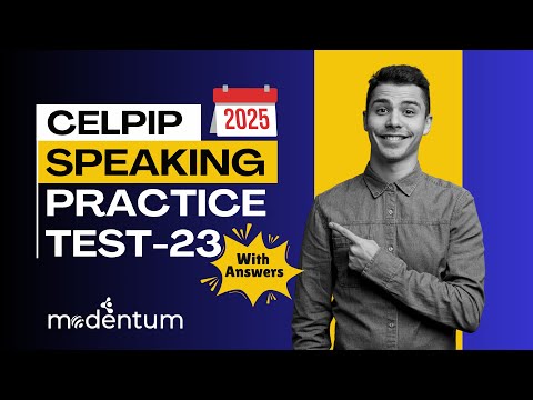 23rd CELPIP Full Speaking Test with Answers by Modentum