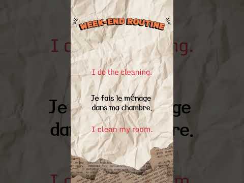 [French for English Speakers] What I Do on the Weekend – Easy French in Slow Audio #frenchspeaking