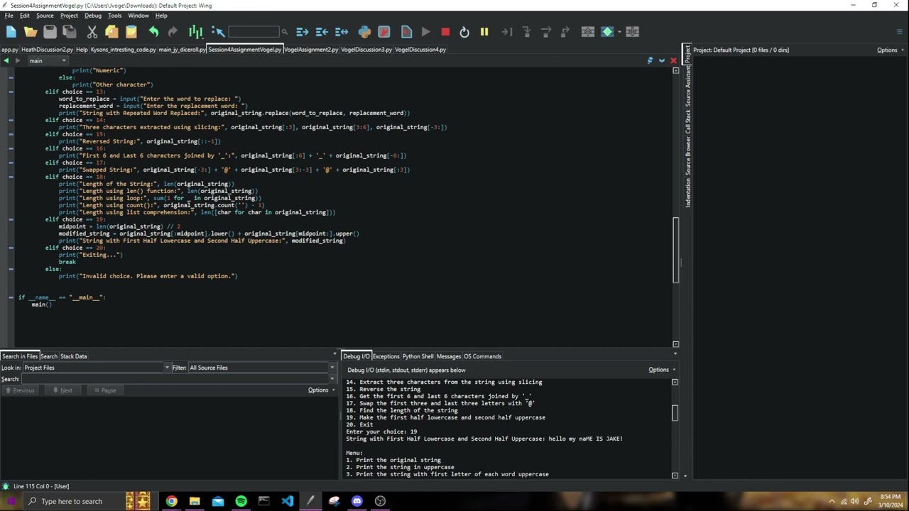 Vogel Python Assignment 4