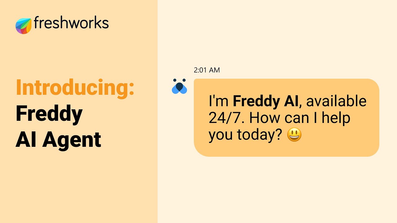 Introducing Freddy AI Agent
