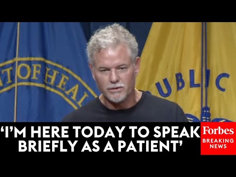 Actor Eric Dane Speaks At Press Conference With Sec. RFK Jr. And CMS Administrator Dr. Oz