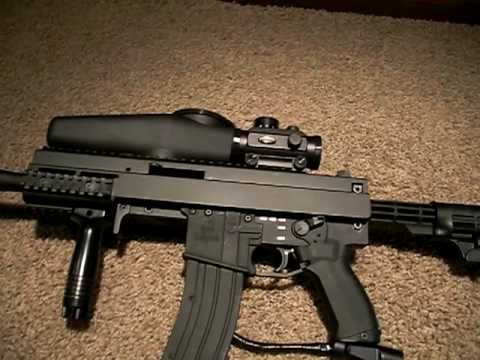 Tippmann A5 UMP Sniper -- 18" Lapco Snapshot Barrel