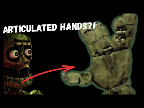🤲 Posable Springtrap hands・ STL File for 3D printing・Cults
