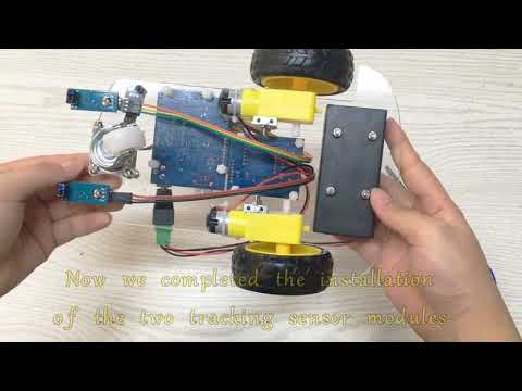 3 Line Tracking of OSOYOO 2WD Robot Car