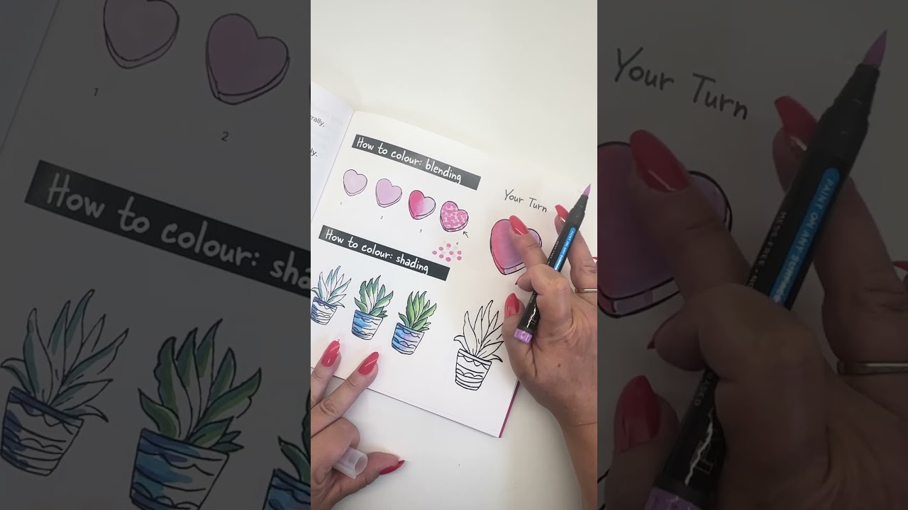 Satisfying colouring | Shorts | Colouring step by step | How to colour | Life of Colour
