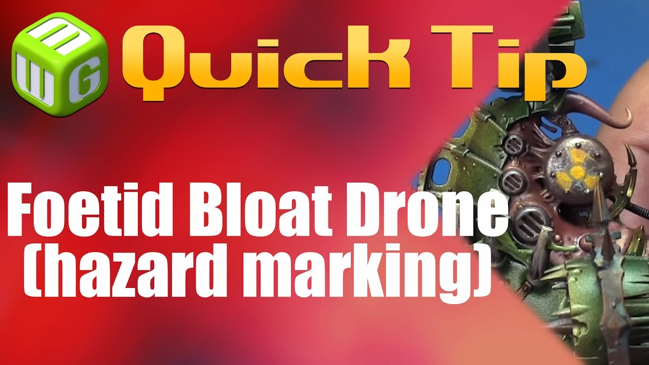 Quick Tip: Foetid Bloat drone (hazard marking)